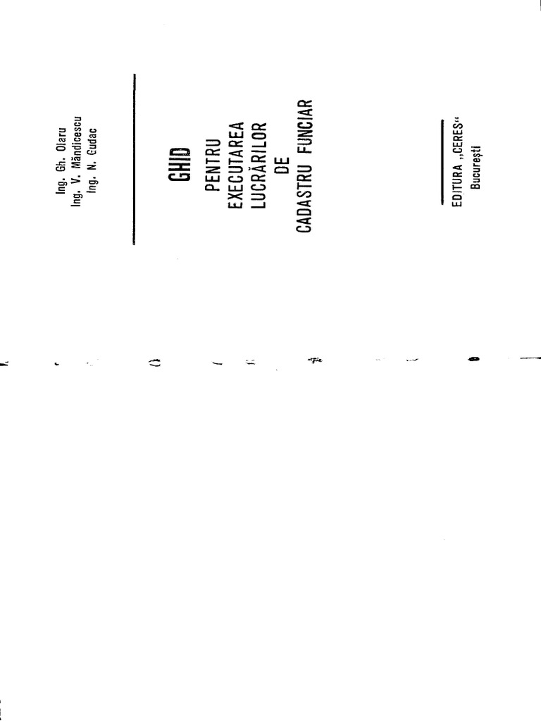 Carte Cadastru | PDF