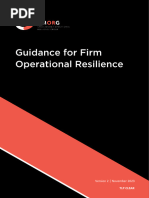 Circular No. 1203 - Guidelines On Operational Resilience Framework | PDF
