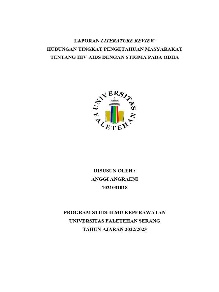 Laporan Literature Review Anggi Angraeni | PDF | Ilmu Sosial | Sains ...