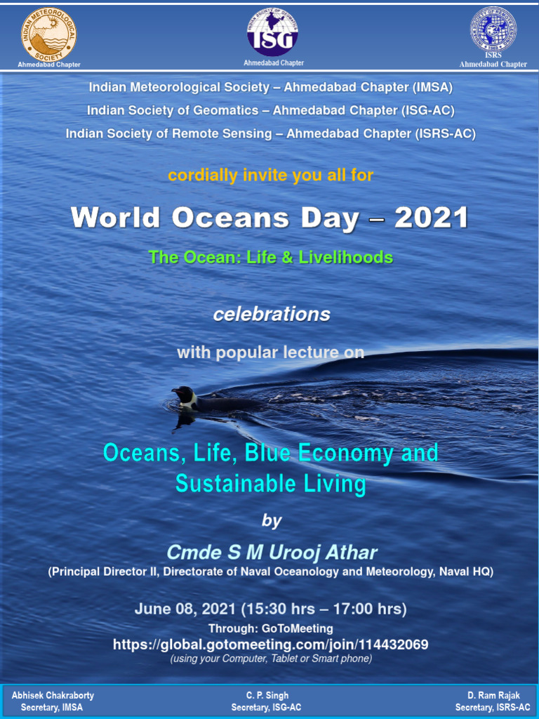 World Oceans Day 2021 Celebration Invite | PDF | United States Navy ...
