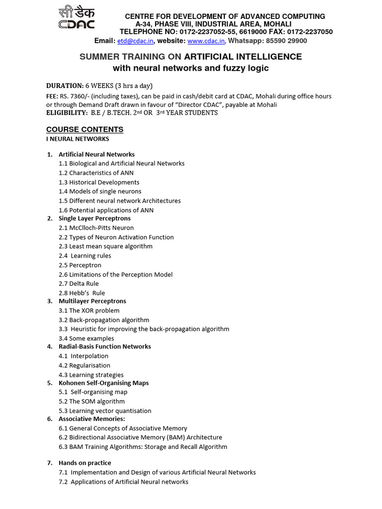Artificial Intelligence | PDF | Fuzzy Logic | Artificial Neural Network Artificial Intelligence | PDF | Fuzzy Logic | Artificial Neural Network