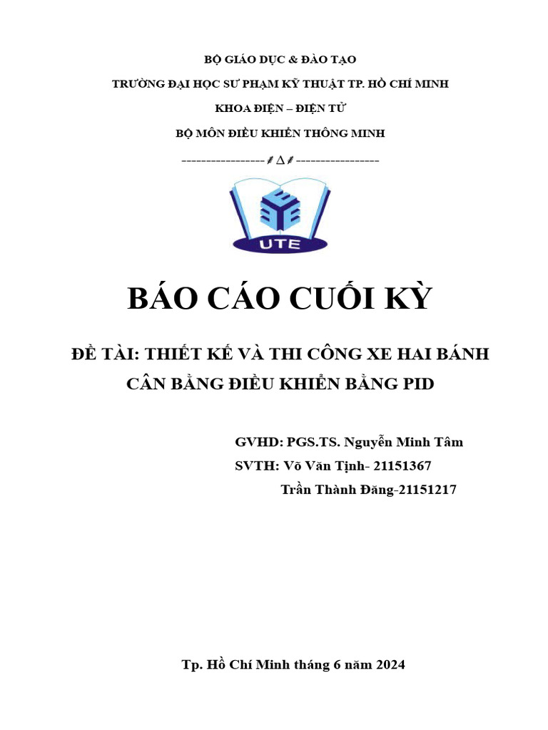 Bao Cao DKTM Vo Van Tinh Tran Thanh Dang | PDF