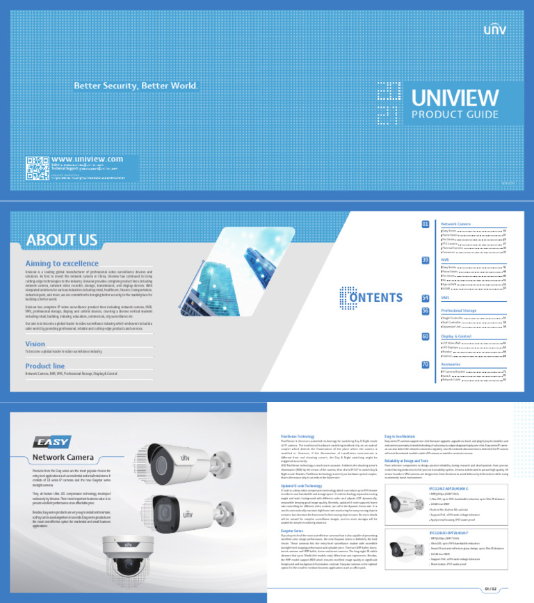Catalogo Productos Uniview 2021 | PDF | Camera | Computer Network