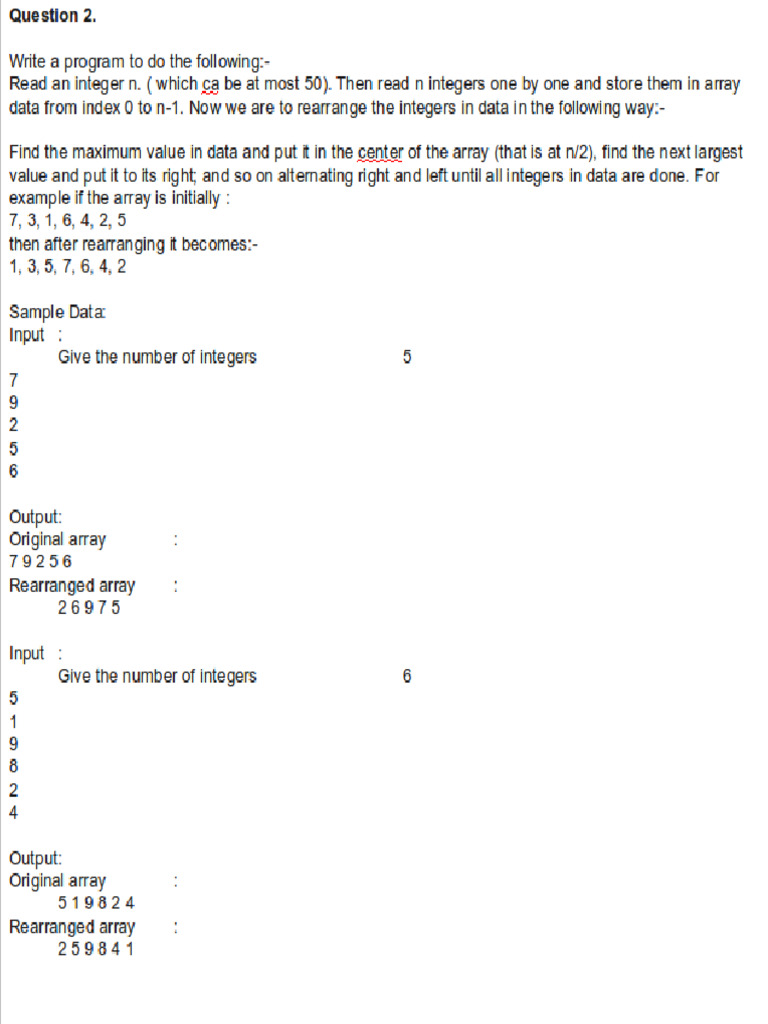 ISC 2002 Computer Science Paper 2 Practical | PDF