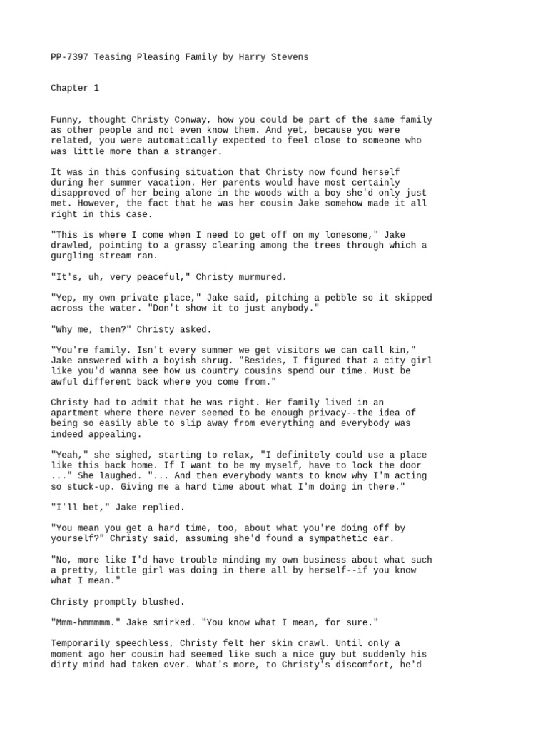 Teasing Pleasing Family | PDF