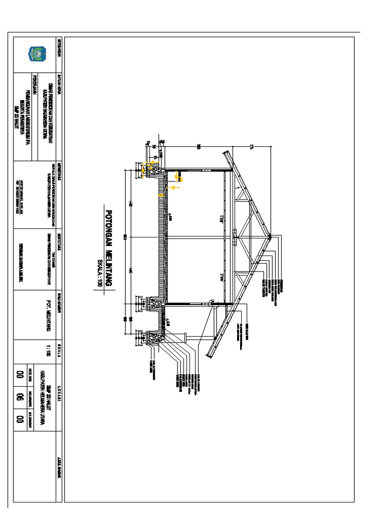 Pembangunan Lab Komputer SMP-6. Pot Melintang | PDF