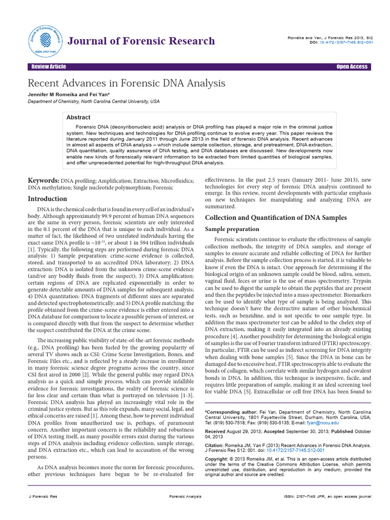 FORENSIC | PDF | Polymerase Chain Reaction | Microsatellite