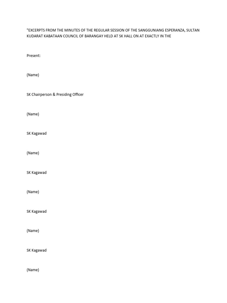 IRP | PDF | Quorum | Committee