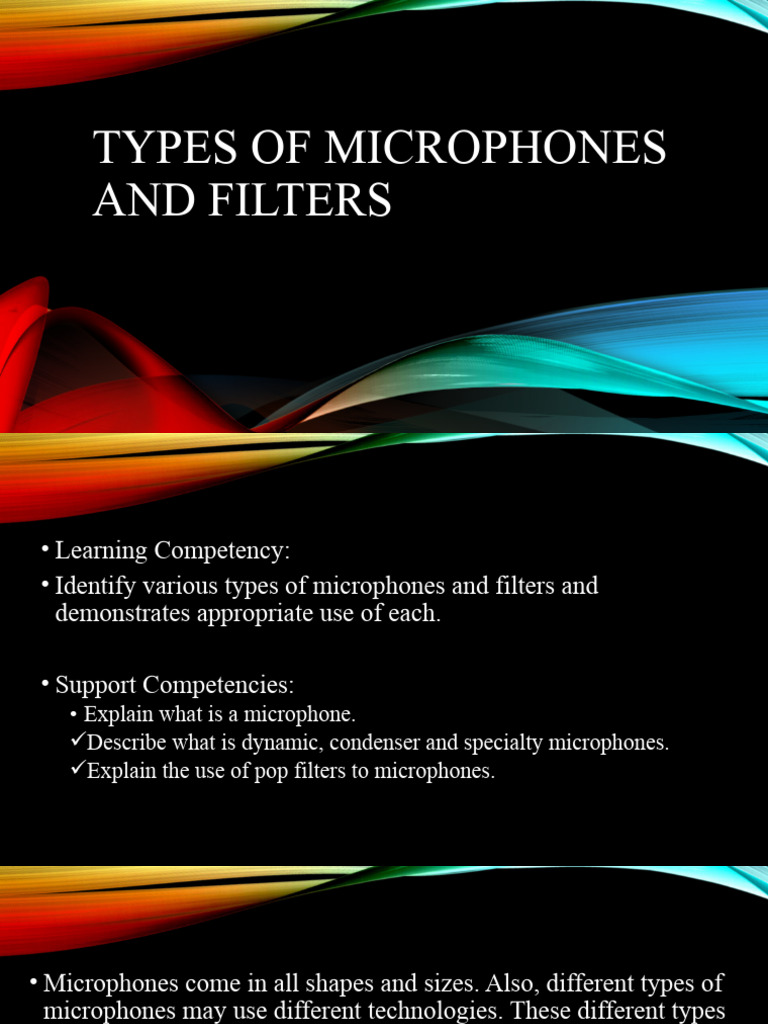Microphone | PDF | Microphone | Sound Production