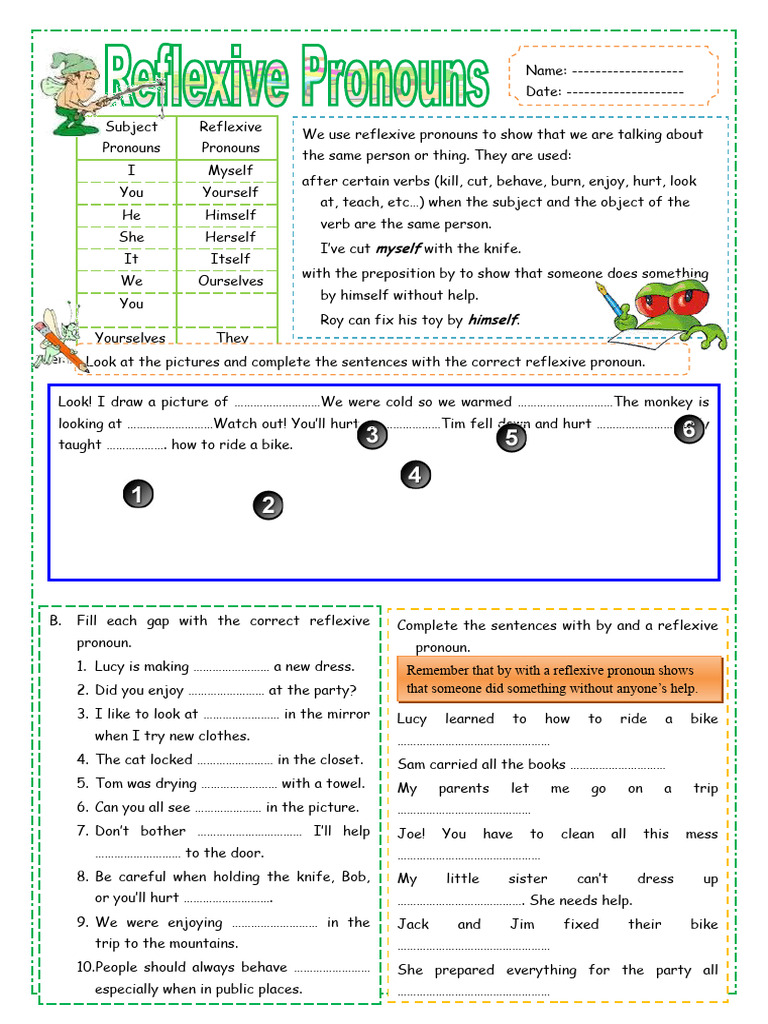 Reflexive Pronouns | PDF | Language Mechanics | Linguistic Typology