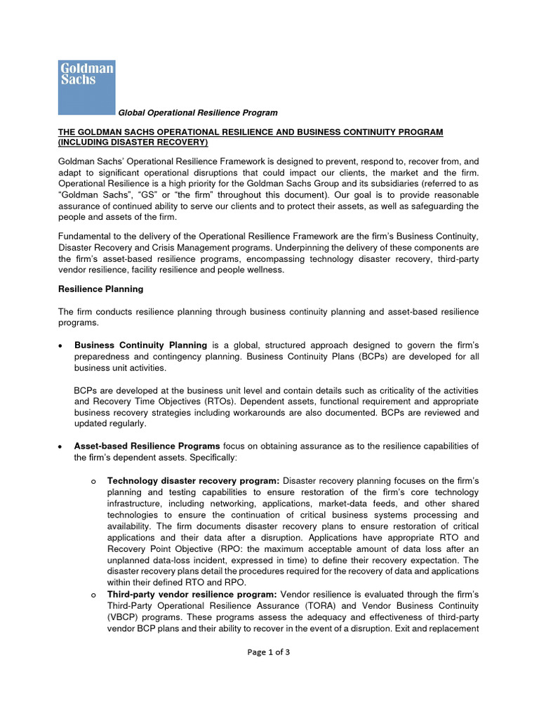 Business Resilience | Download Free PDF | Disaster Recovery | Business Business Resilience | Download Free PDF | Disaster Recovery | Business