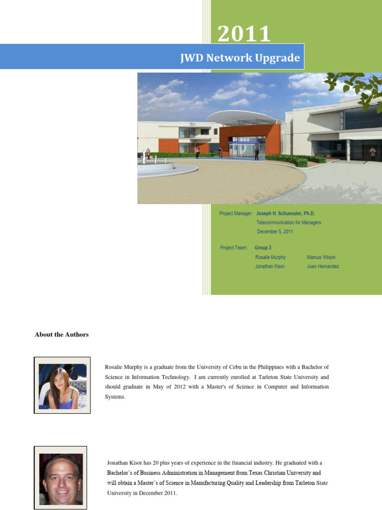 Network Design Project Proposal Part I 2 | PDF | Computer Network | Internet Protocol Suite