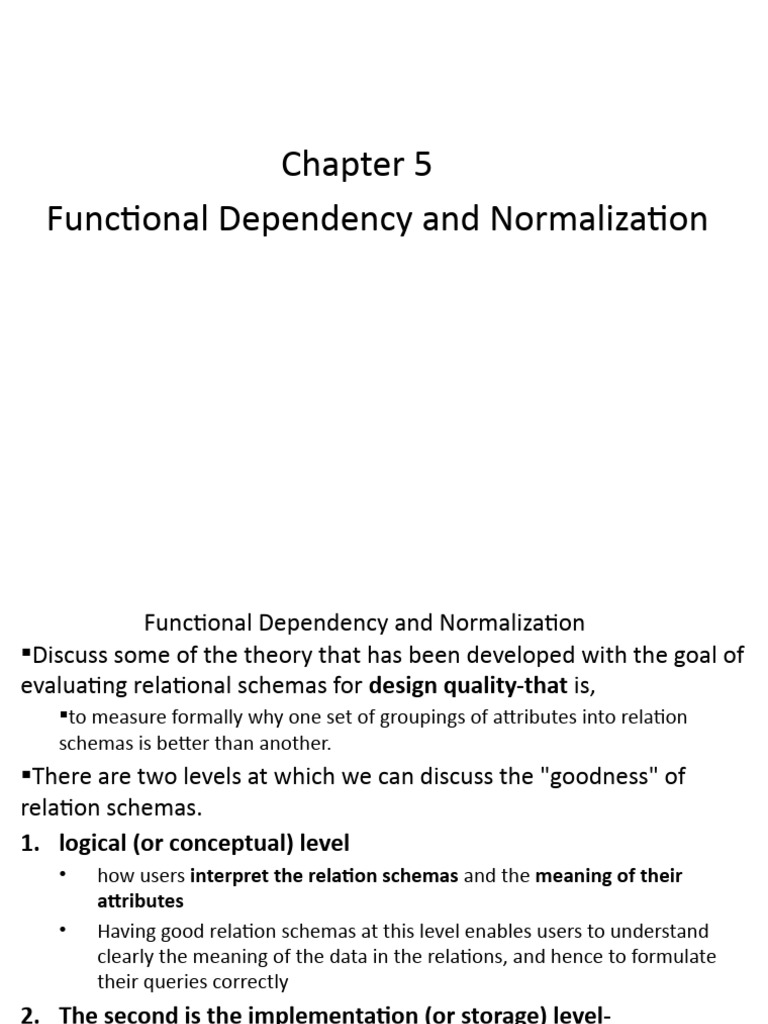 Chapter Five | PDF | Relational Model | Data Management