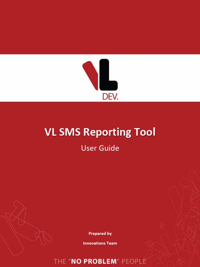 VL SMS Reporting Tool Guide | PDF | World Wide Web | Internet & Web