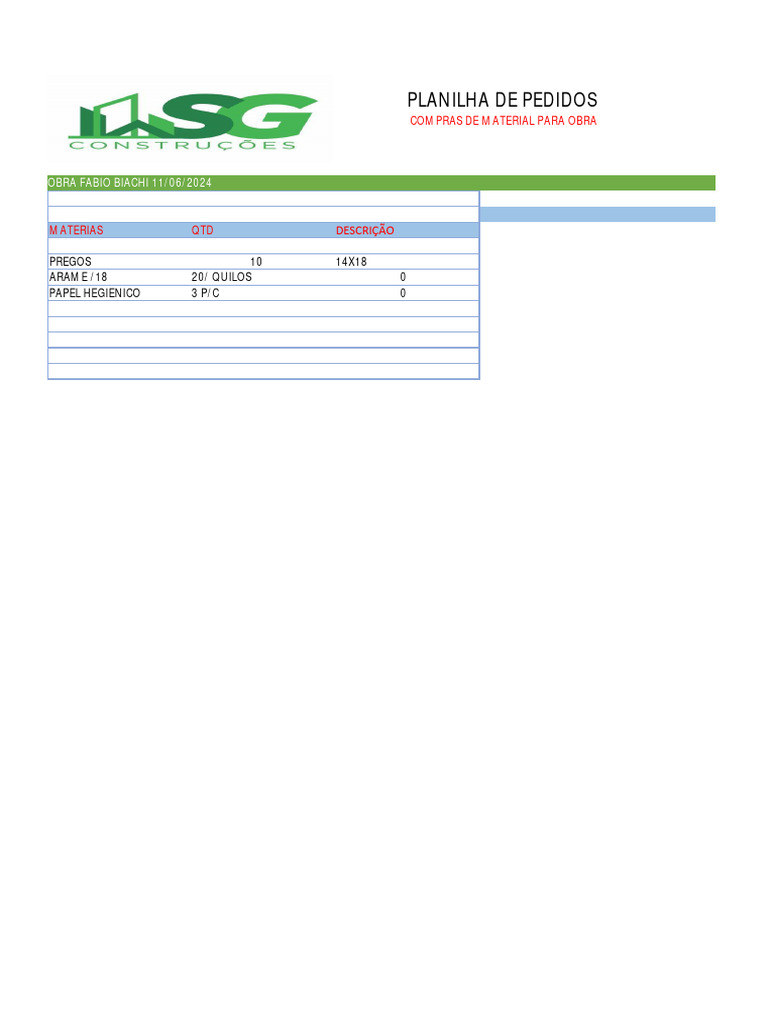 Pedidos de Materias | PDF