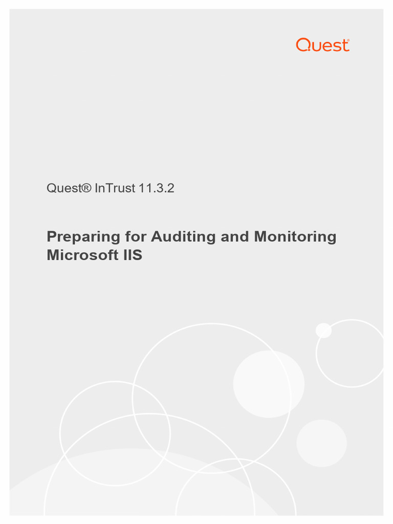 InTrust 11.3.2 AuditingMonitoringIIS | PDF | Internet Information ...