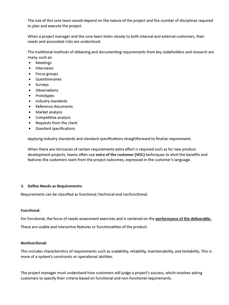 Project Requirement Gathering Guide | PDF