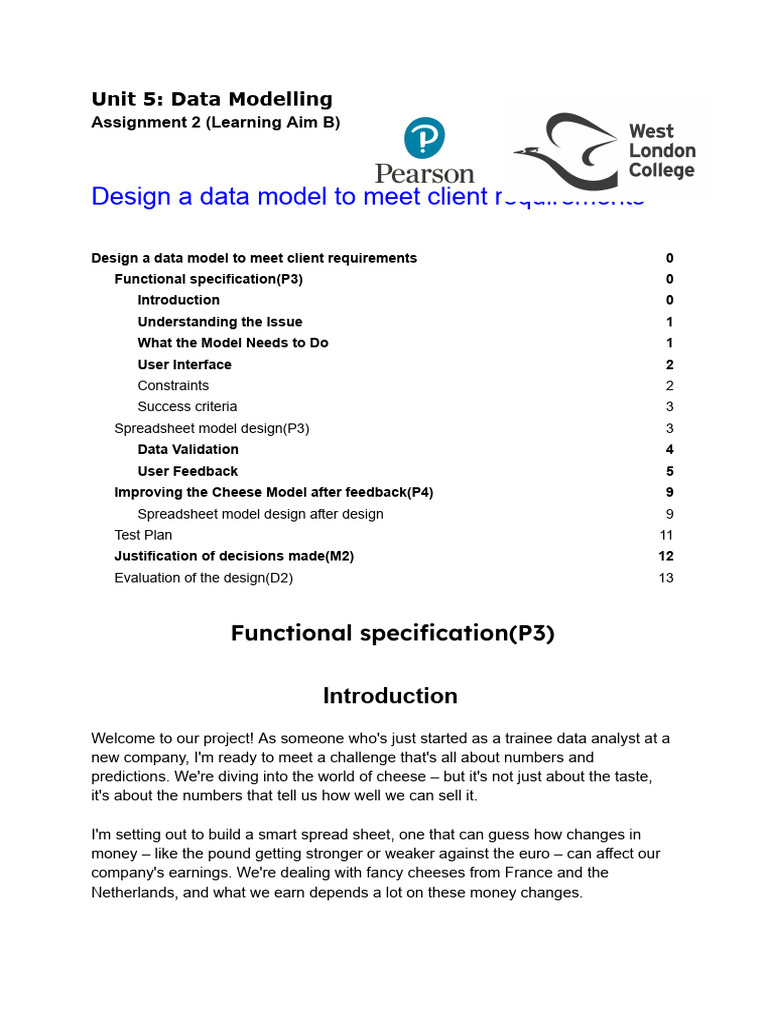 Assignment 2 (Outcome B) | PDF | Microsoft Excel | Usability