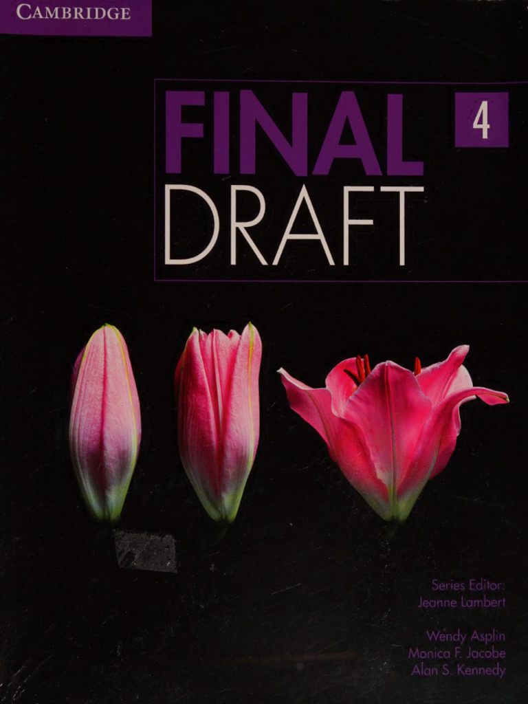 Cambridge Final Draft 4 | PDF | Essays | Vocabulary
