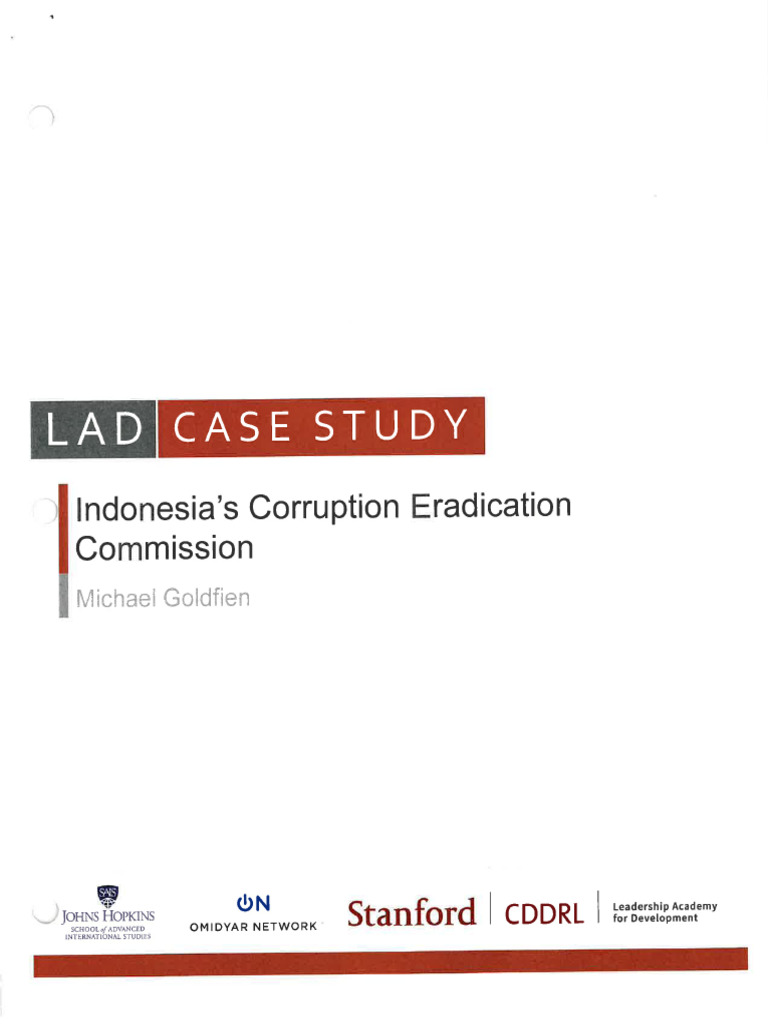 Indonesia S Corruption Eradication Commission Pdf