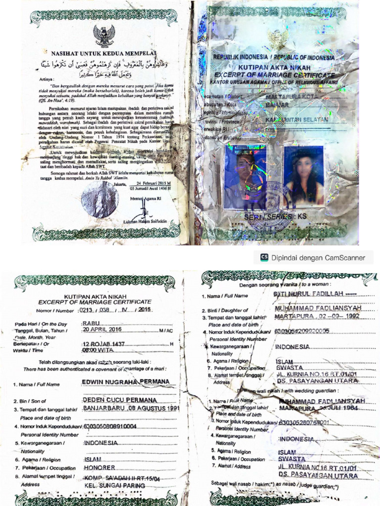 Buku Nikah PDF - Compressed | PDF