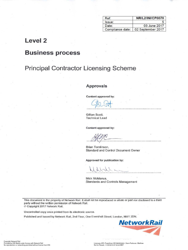 PCL Standard | PDF | Audit | Regulatory Compliance