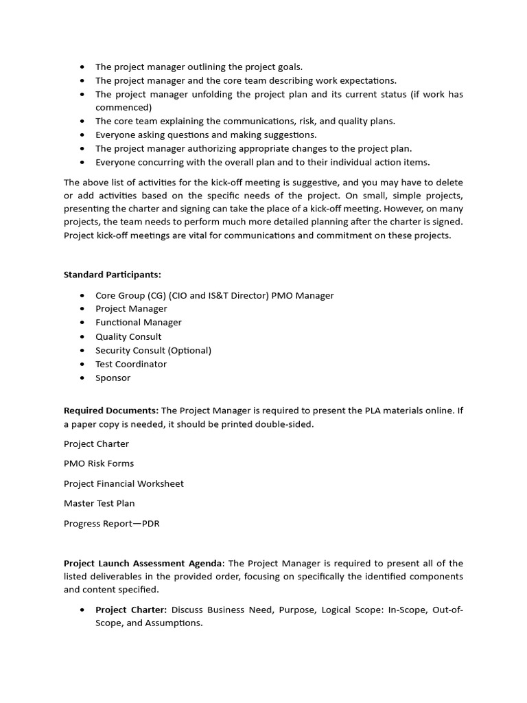 Project Management Note | PDF