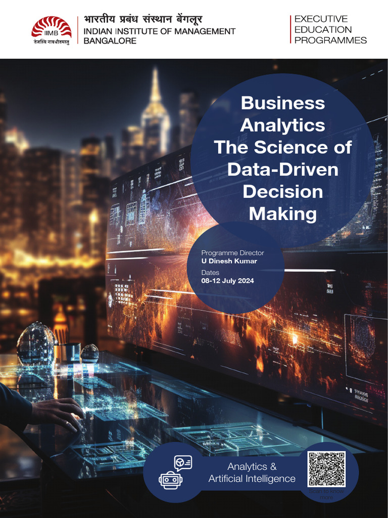 A4 Business Analytics - The Science of Data-Driven Decision Making July 2024 v4 | Download Free ...