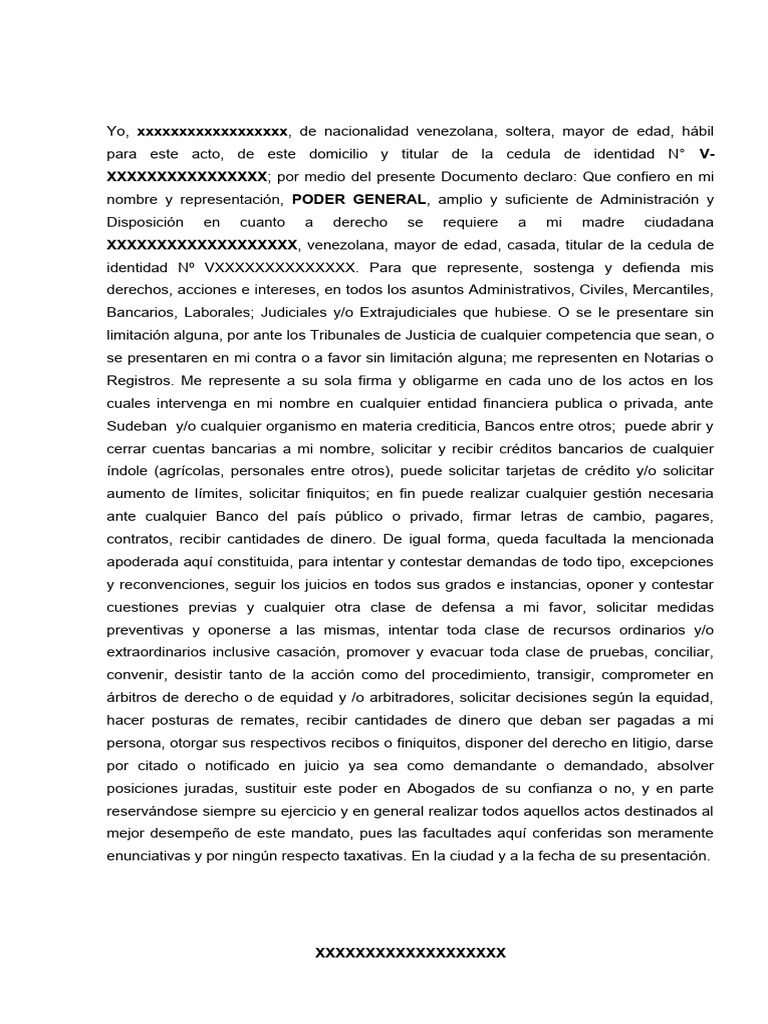 Poder General | PDF | Bancos | Justicia