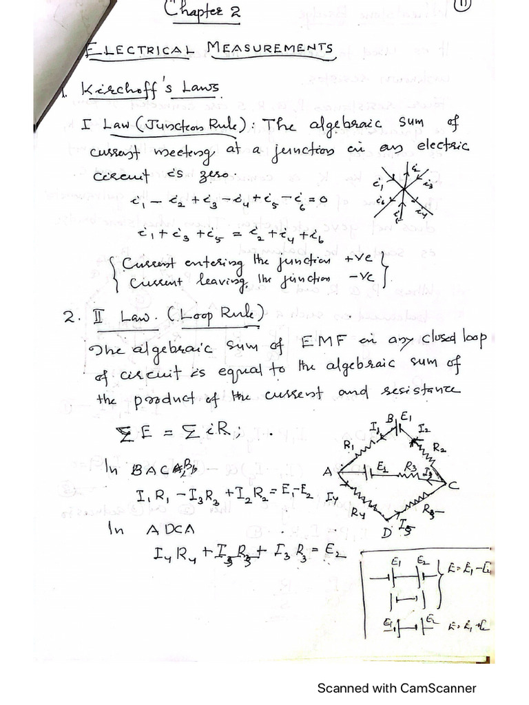 Electric Measurements | PDF