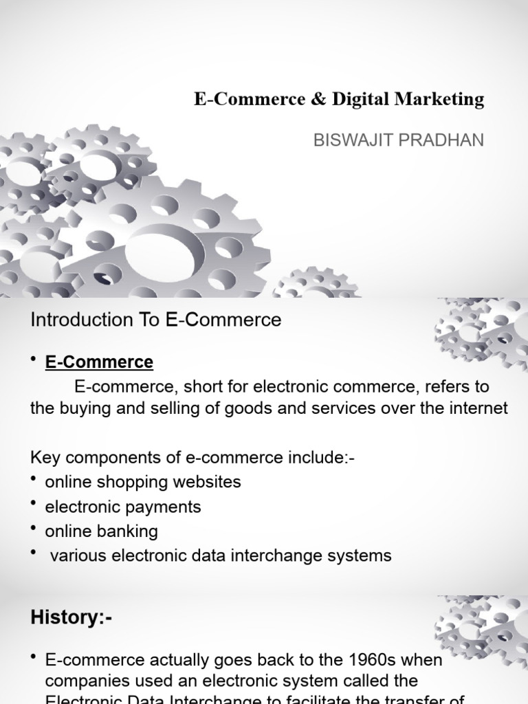 E-Commerce Overview: Benefits & Models | PDF | E Commerce | Online Shopping