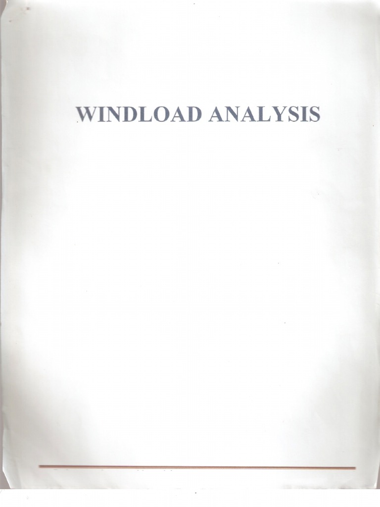 Wind Loads NSCP 2001 Provisions | PDF