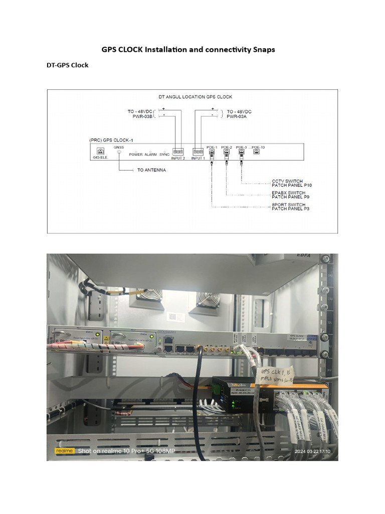 GPS Clock Configuration | PDF | Networking | Multiprotocol Label Switching