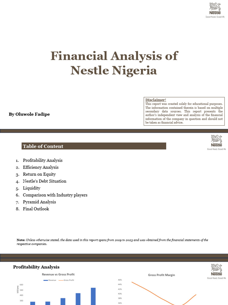 Nestle Nigeria Financial Overview 2019-2023 | PDF | Equity (Finance) | Debt