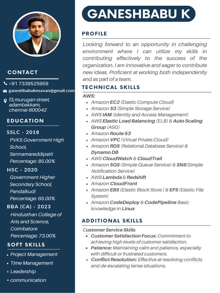 GB CV PDF | PDF | Amazon Web Services | Computing