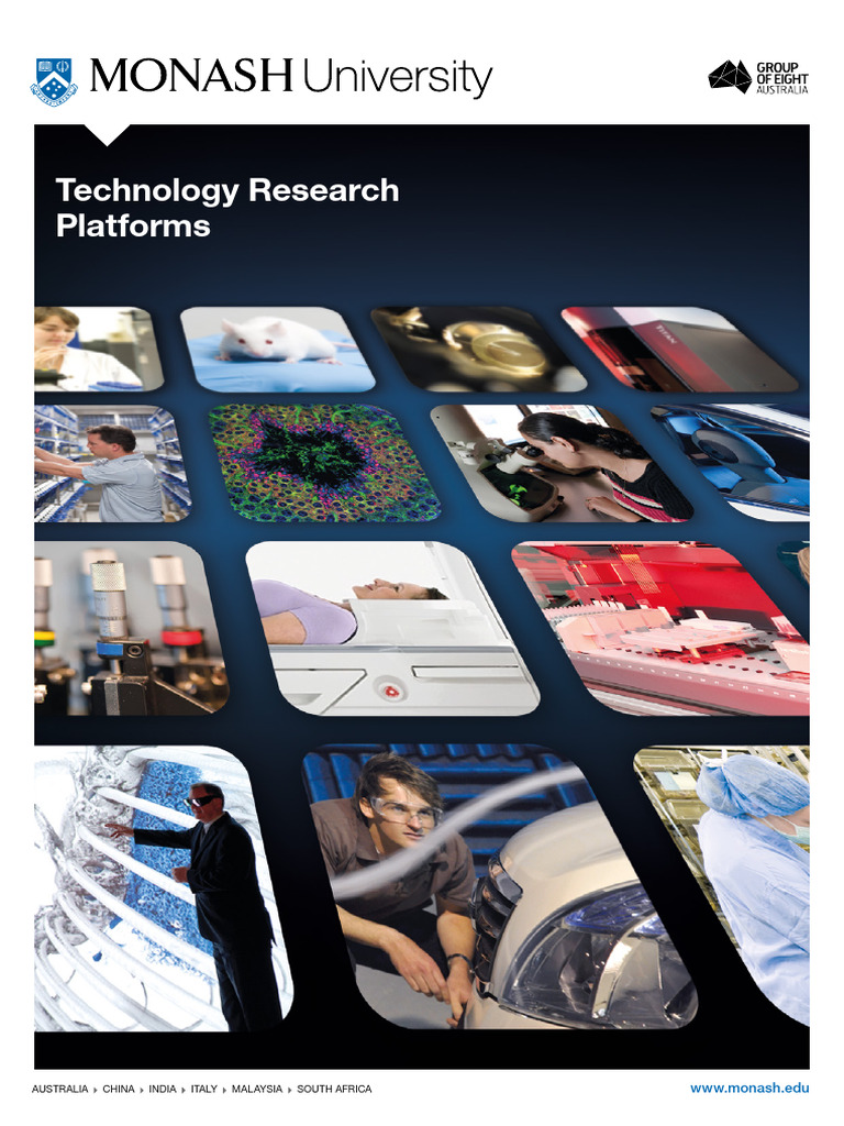 Monash Technology Research Platforms Brochure | PDF | Dna Sequencing | Genomics