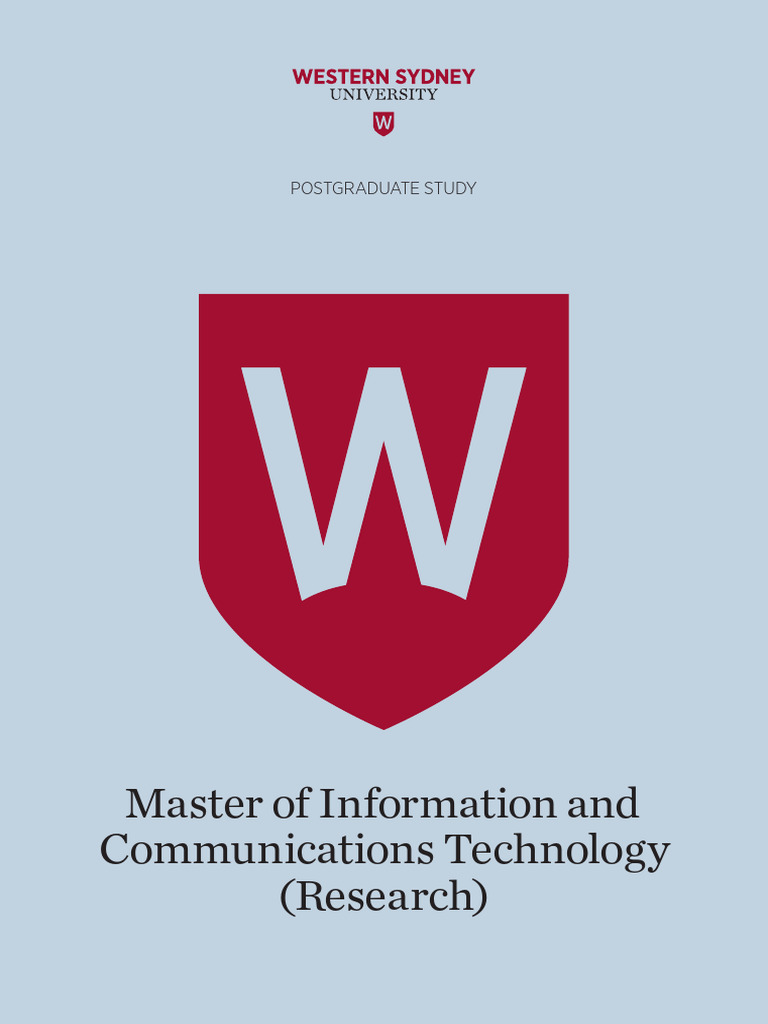 INTL1297 MICT Research Brochure PDF Academic Degree Postgraduate