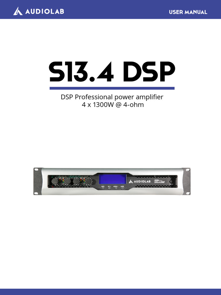 Audiolab s13 4 DSP 4ae260 | PDF | Distortion | Analog Circuits