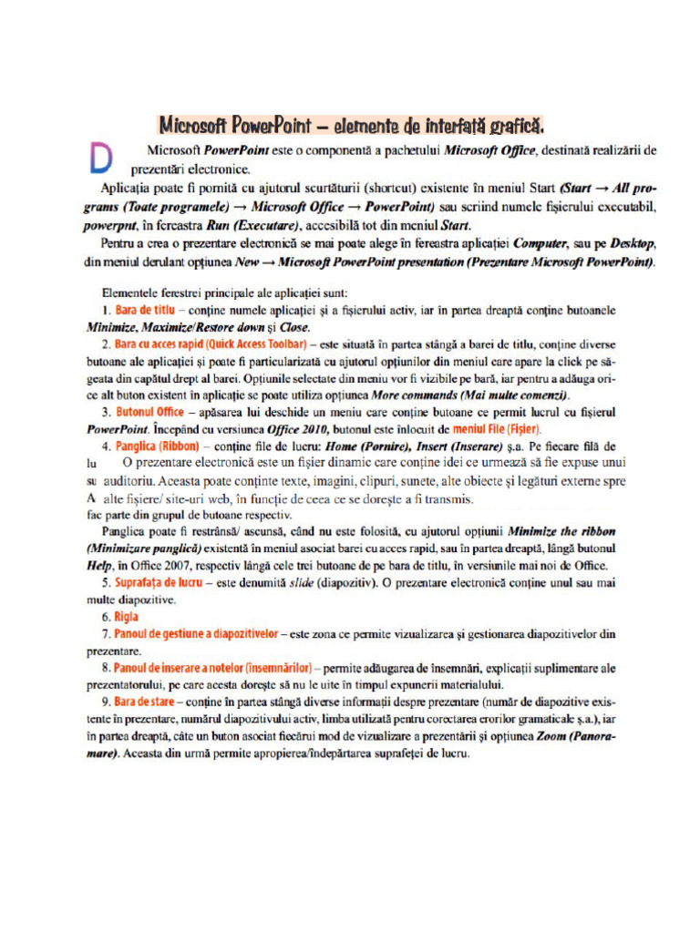 6 - PPT - Interfata Grafica | PDF