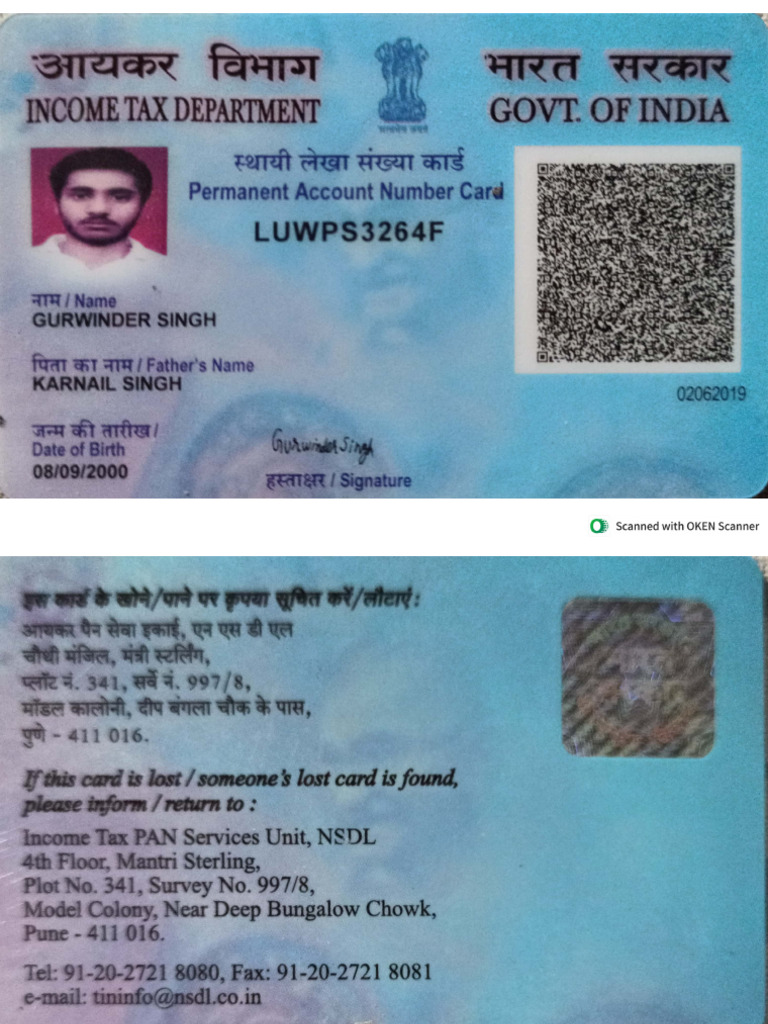 Pan, Addhar Card, Voter Card | PDF