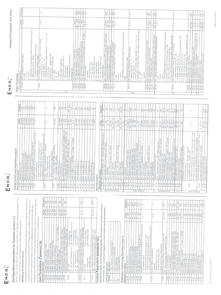 Manual TCY T0121 | PDF