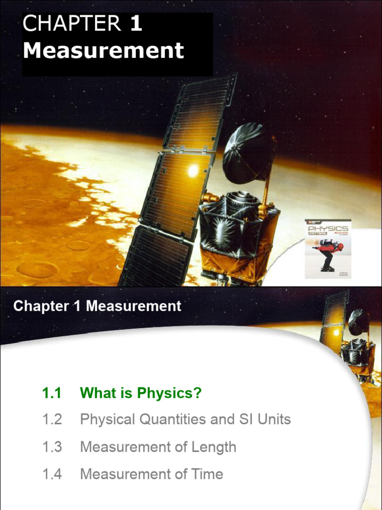 CHP 01 - Measurement - Lesson Slides | PDF | Physics | International ...