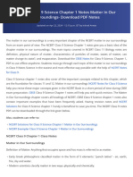 Class9 Chemistry Ch1 Notes | PDF