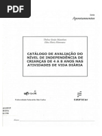 Escala Das Atividades Da Vida Diária - Avd | PDF | Roupas | Dinheiro