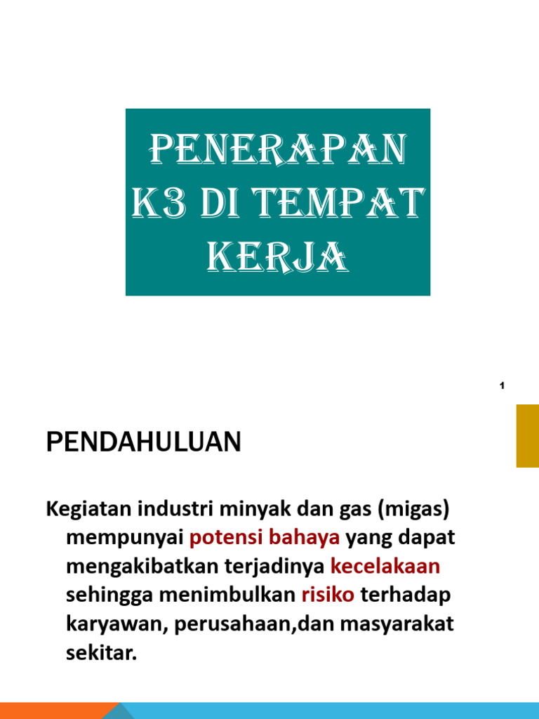 SS-Menerapkan K3 Di Tempat Kerja | PDF