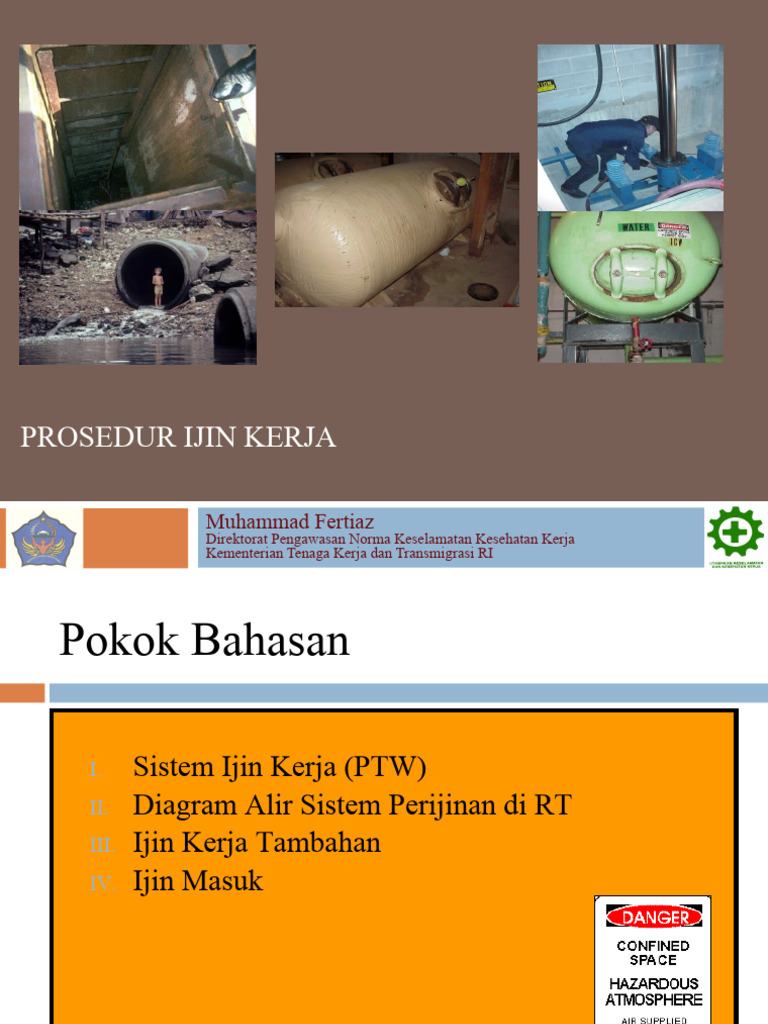 Prosedur Ijin Kerja Ruang Terbatas | PDF