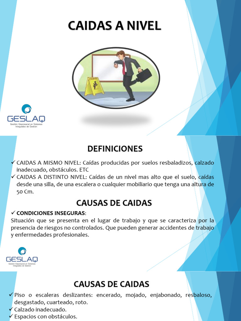 Caidas A Nivel Pdf