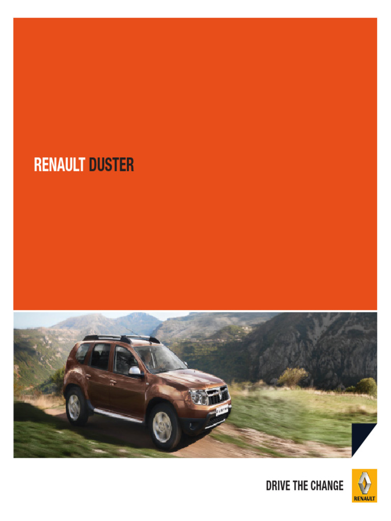 Renault Duster Brochure | PDF | Motor Vehicle | Vehicles