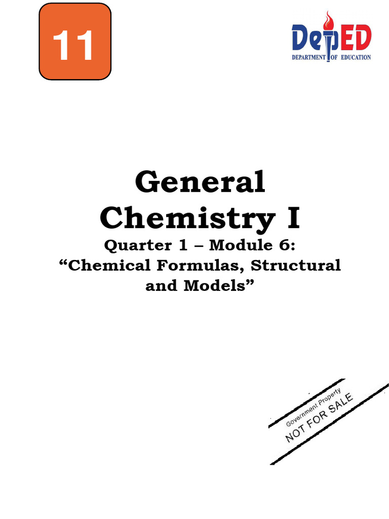 Chemistry-Q1-Module-6-Representing-Compounds | PDF | Molecules | Chemical Compounds