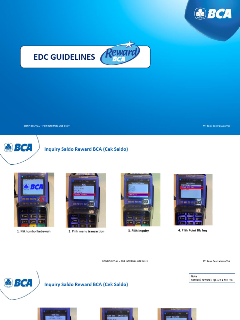 Edc Guidelines - Reward Bca (1) (2) 3 | PDF